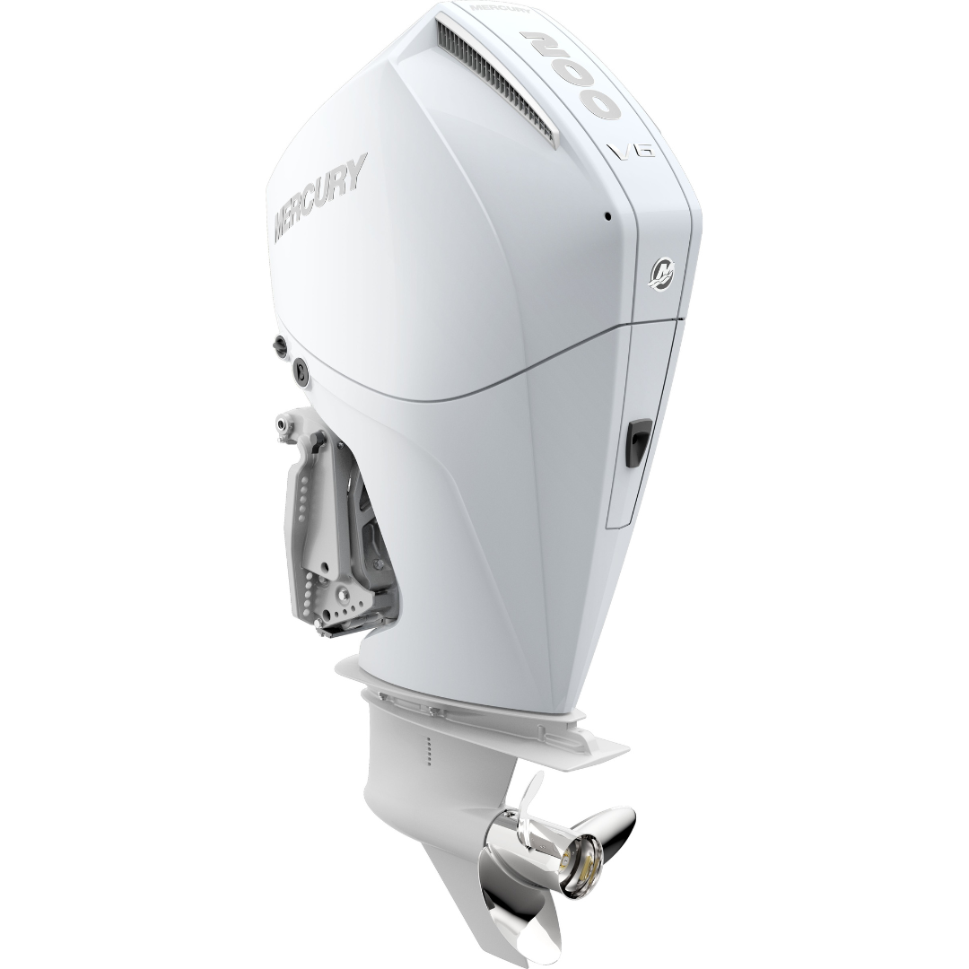 Mercury Utombordare F200 XL DS V6 Extra Lång Rigg - Vit