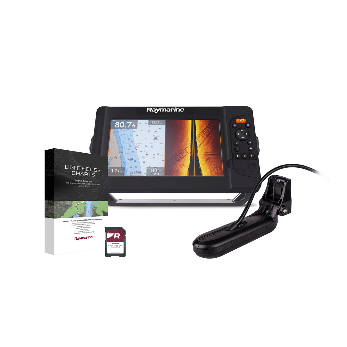 Raymarine Element 9 HV - 9 MFD med HV-100 & LightHouse sjökort