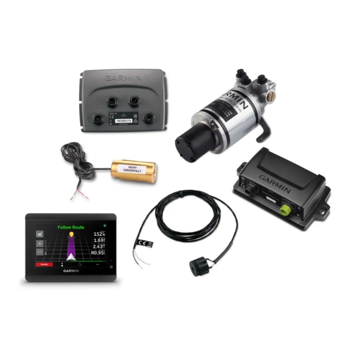 Garmin Compact Reactor 40 hydraulisk autopilot med GHC 50 och Shadow D