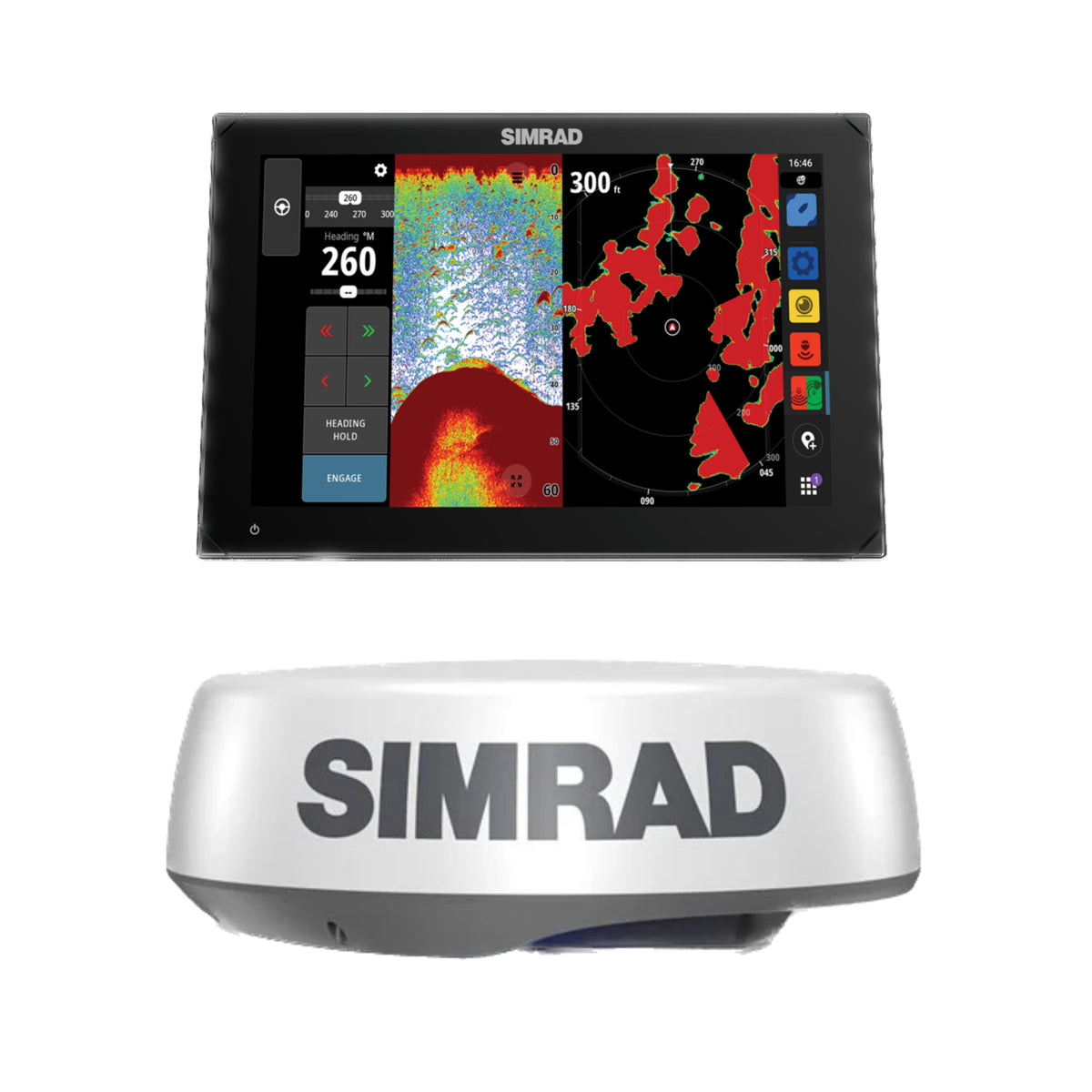 Simrad NSX 3012 utan givare + Simrad HALO24 Paketdeal