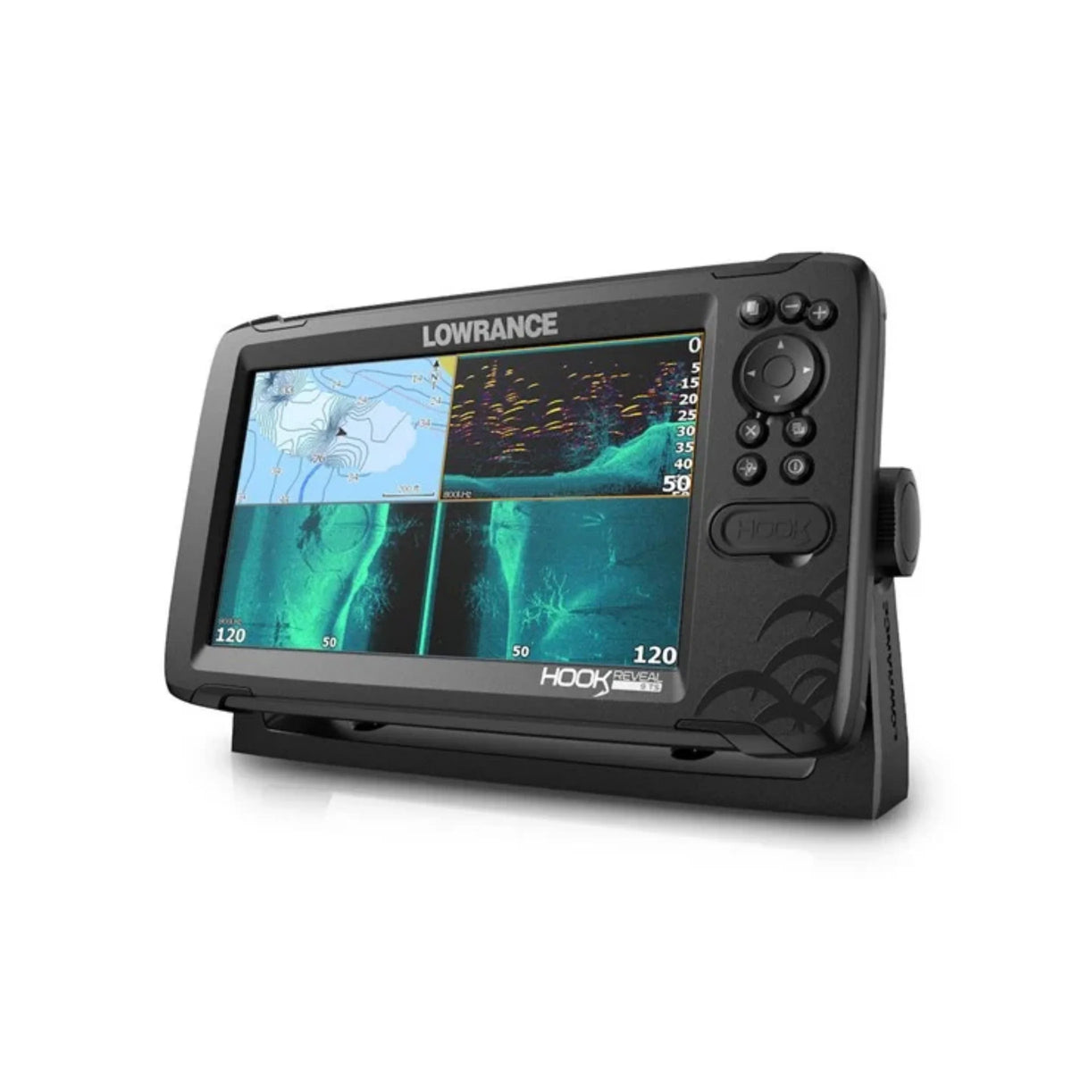 Lowrance Hook Reveal 9 TripleShot med CHIRP, SideScan, DownScan